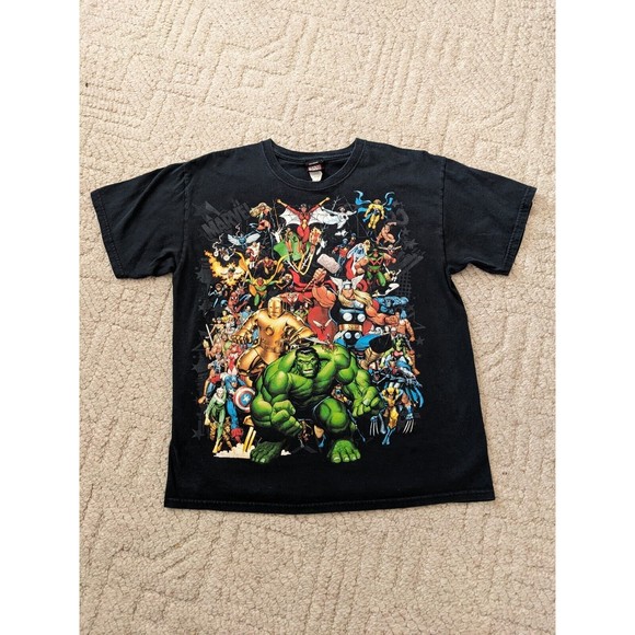 MAD Engine | Shirts | Vintage L Mad Engine Marvel All Every Character ...